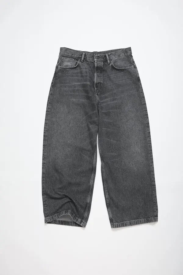 Acne Studios 1989 Loose Fit Jeans - Black | Editorialist
