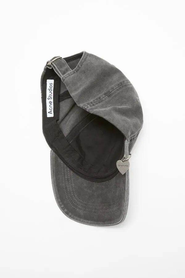 Acne Studios Twill Cap With Pendant