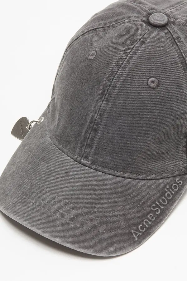 Acne Studios Twill Cap With Pendant