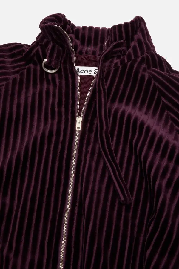 Acne Studios Corduroy Bomber Jacket - Burgundy