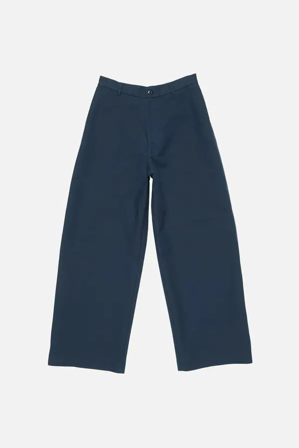 Acne Studios Satin Trousers - Navy Blue
