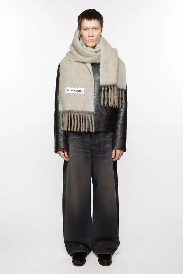 Acne Studios Wool Mohair Scarf Narrow