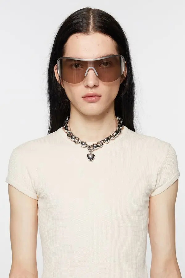 Acne Studios Heart Charm Necklace