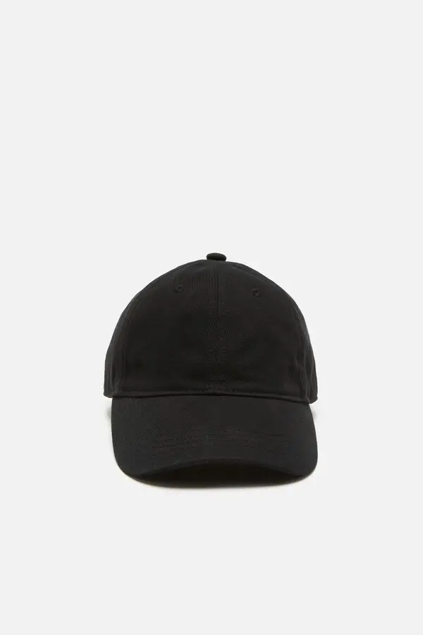 Acne Studios Twill Logo Cap - Black