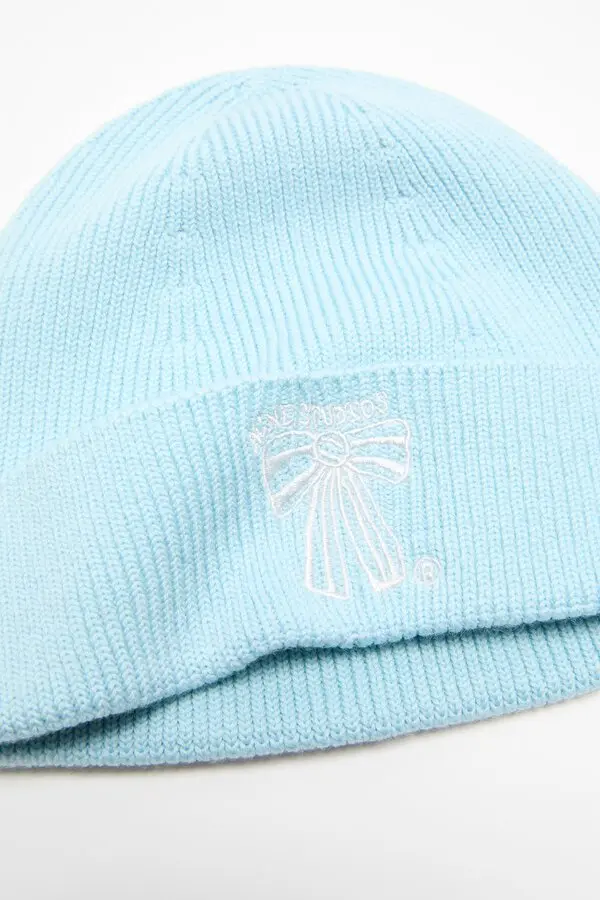 Acne Studios Merino Wool Beanie - Ice Blue