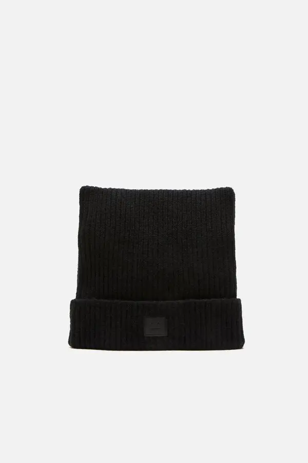 Acne Studios Face Logo Yak Wool Beanie