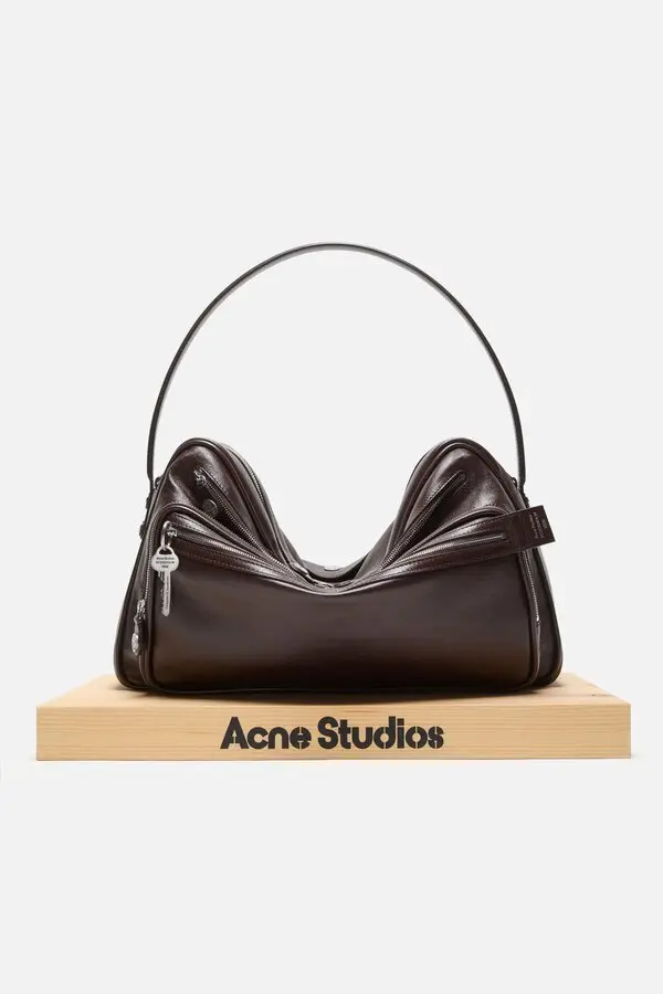 Acne Studios Camero Camera Bag - Chocolate Brown