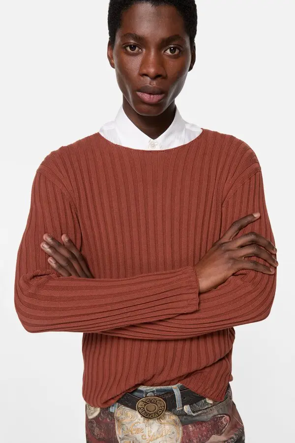 Acne Studios Ribbed Crewneck Knit