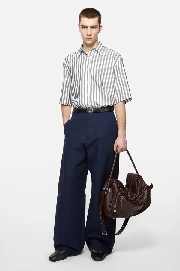 Acne Studios Stripe Button-up Shirt - Black,white