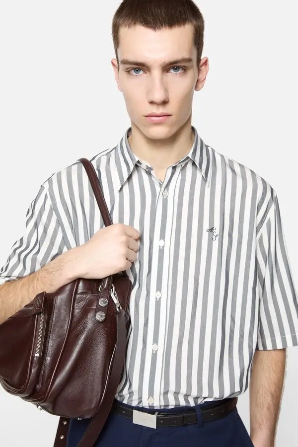 Acne Studios Stripe Button-up Shirt