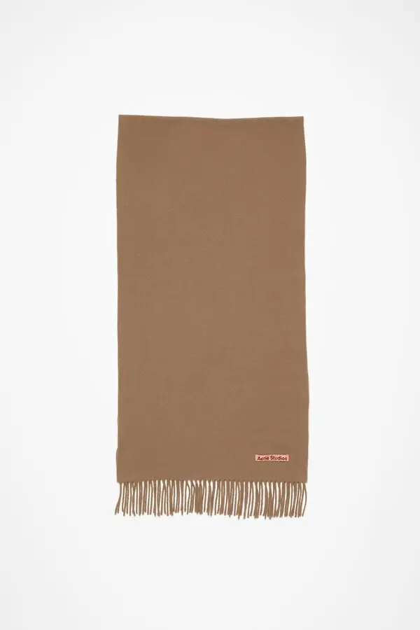 Acne Studios Fringe Wool Scarf – Narrow
