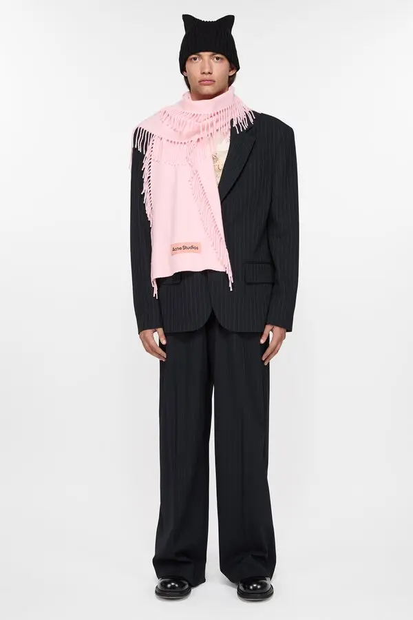 Acne Studios Fringe Wool Scarf