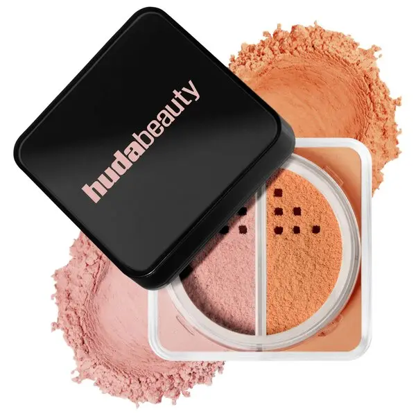 HUDA BEAUTY Easy Bake Loose Powder Brightening + Correcting Duo - Pink Pumpkin