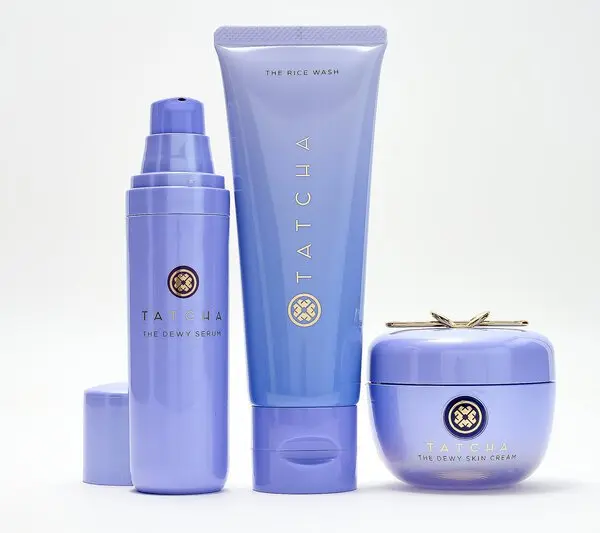 TATCHA Dewy Skin Cream, Dewy Serum, Rice Wash 3-pc Kit - One-color