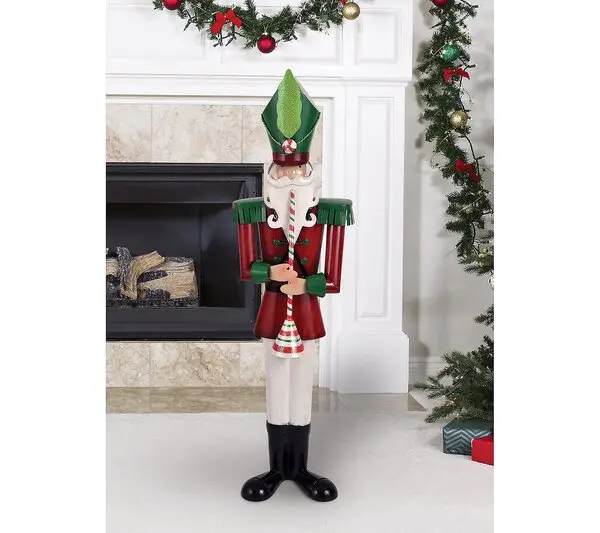 SUNSET VISTA DESIGNS Candy Nutcracker Flute Scu Lpture