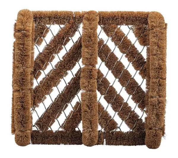 KINGS COUNTY TOOLS Kings County Natural Coir Doormat Boot Brush Sh Oe Cleaner - One-color