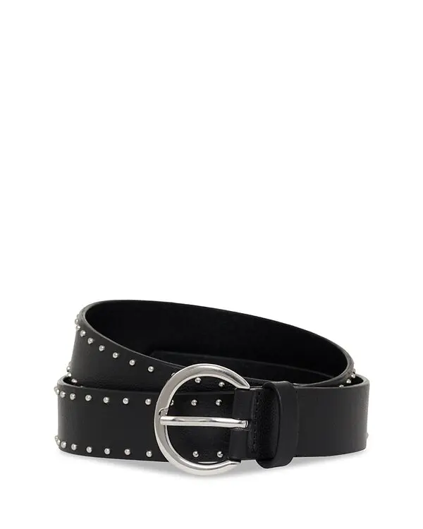 Sanctuary Leather Riot Belt - Black