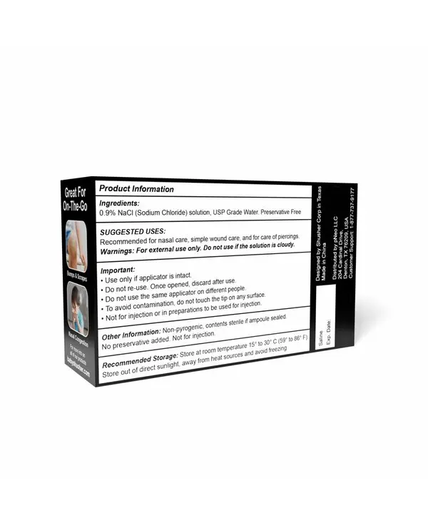 BABY SHUSHER Shusher Care Saline Ampoules 50ct