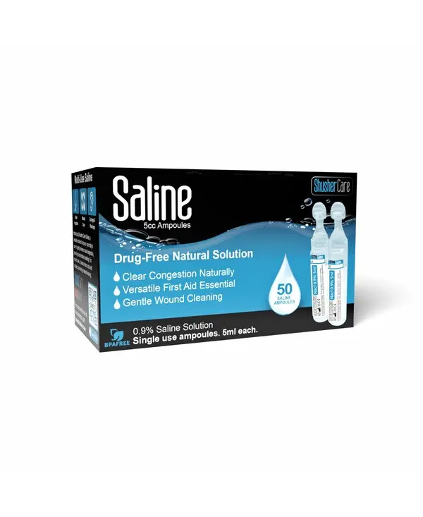 BABY SHUSHER Shusher Care Saline Ampoules 50ct