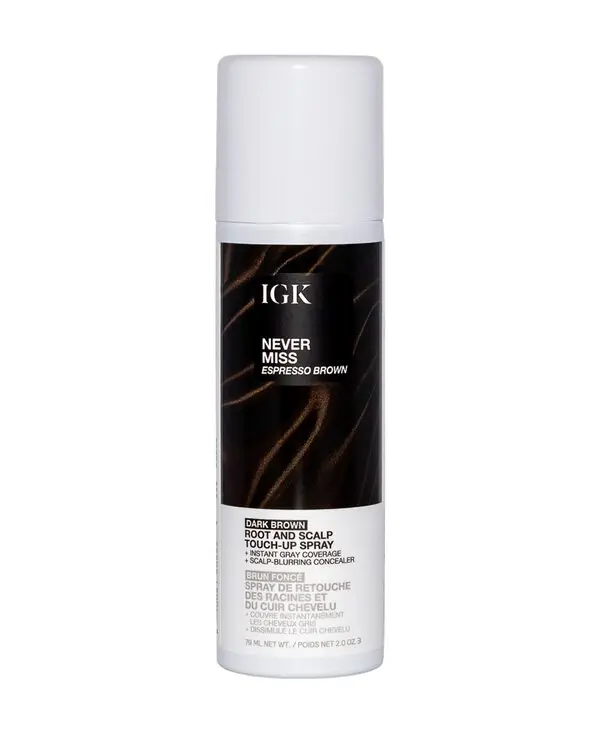 IGK Never Miss Root And Scalp Espresso Brown Touch-up Spray - Dark Brown