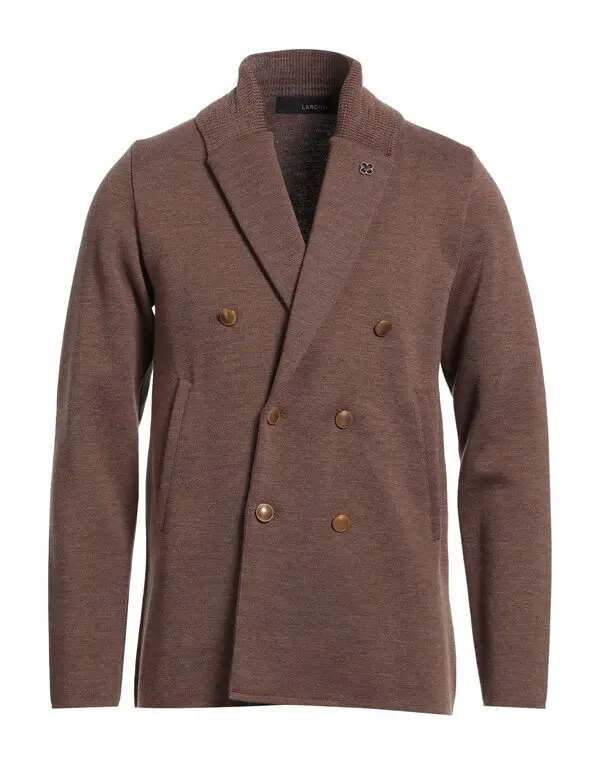 LARDINI Wool Double-breasted Blazer