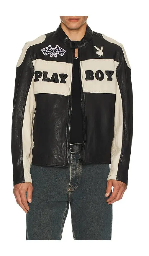 PLAYBOY Anderson Leather Jacket