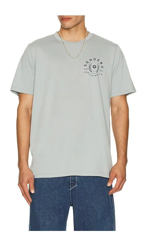 SENDERO PROVISIONS CO. No Luck Tee In Blue
