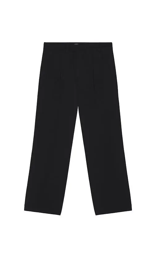 KROST Eco Wool Pleated Trouser - Dark Navy