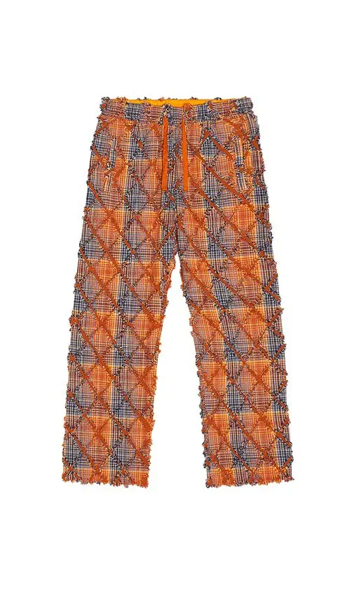 PLEASURES Mystic Flannel Pants - Orange