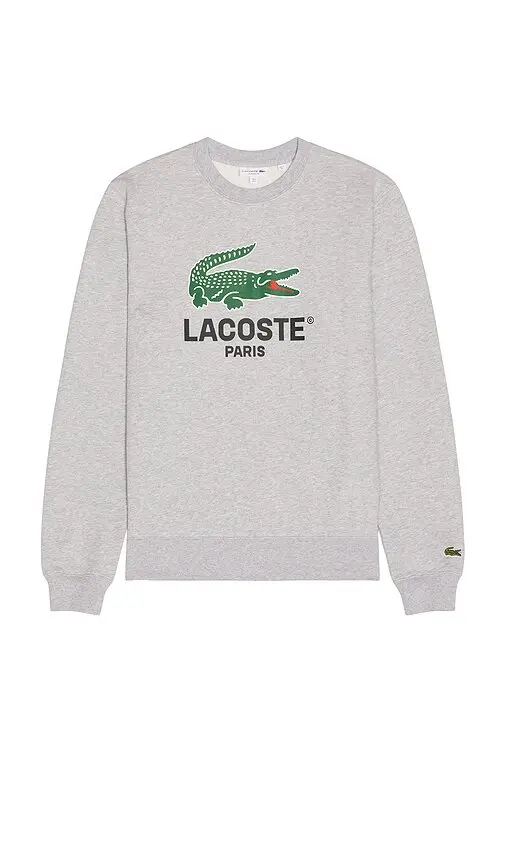 Lacoste Classic Fit Sweatshirt - Silver Chine