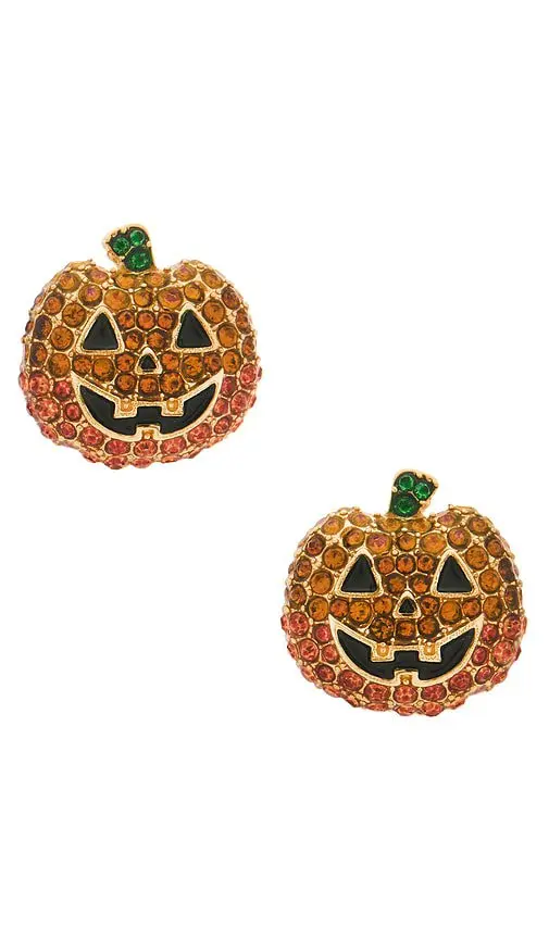 Baublebar Pumpkin Spice Stud Earrings - Orange