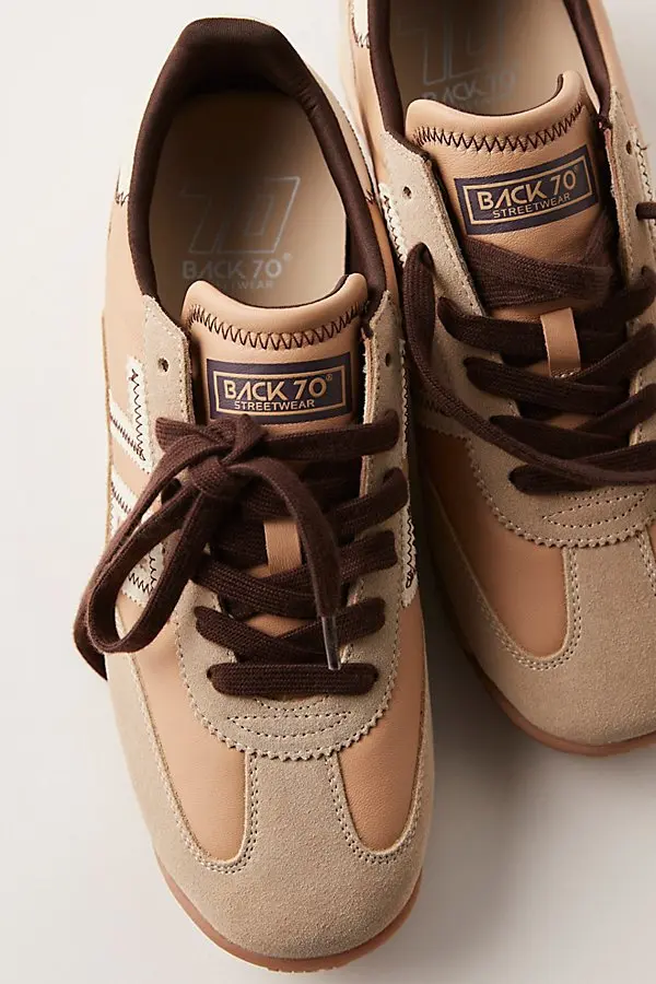 BACK 70 Jogger Sneakers - Beige Milk Coffee