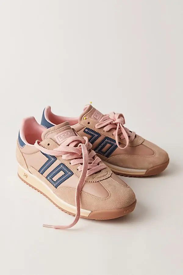 BACK 70 Jogger Sneakers - Camel Navy Pink
