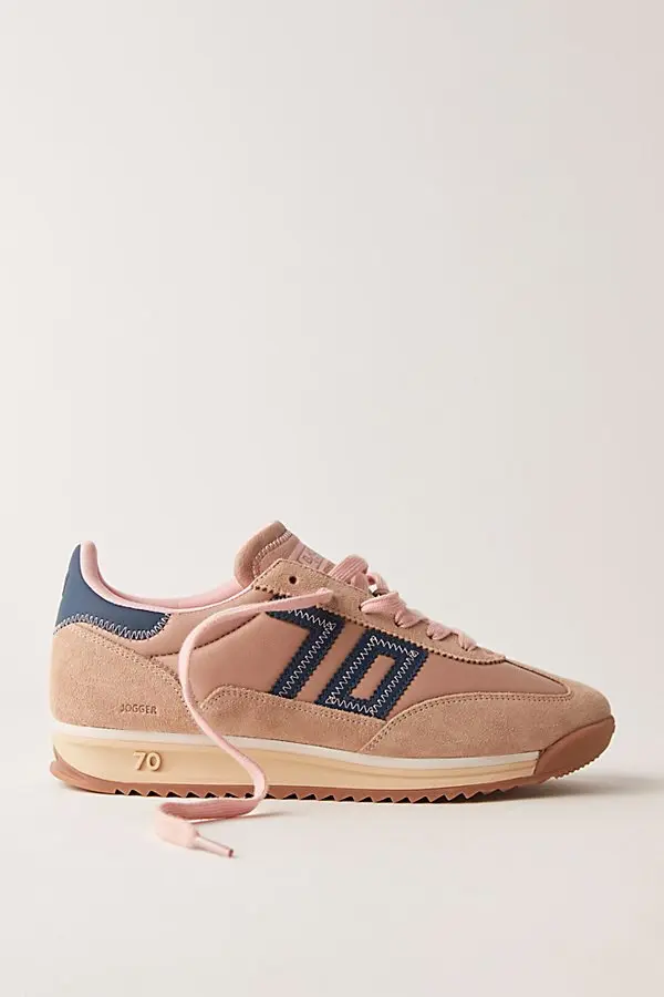 BACK 70 Jogger Sneakers - Camel Navy Pink