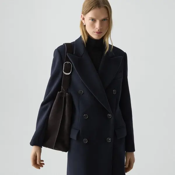 Theory Double-breasted Pea Coat