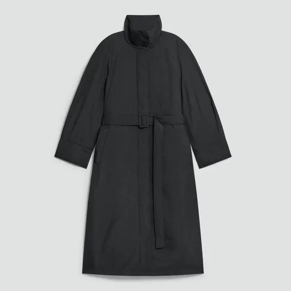Theory Long Parka In Recycled Nylon