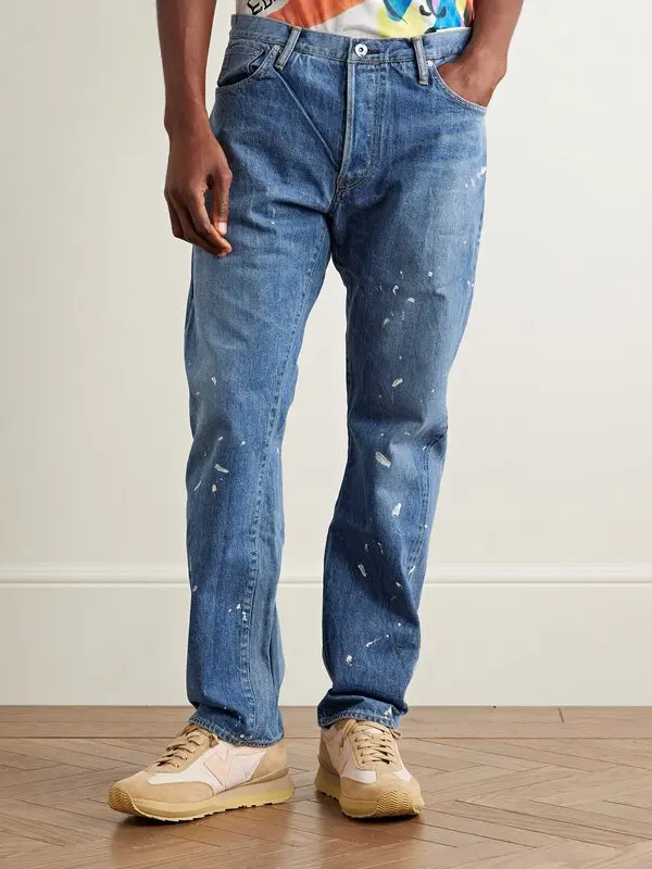 Visvim Social Sculpture 11 Slim-fit Jeans - Blue