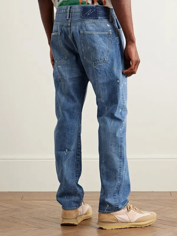 Visvim Social Sculpture 11 Slim-fit Jeans - Blue