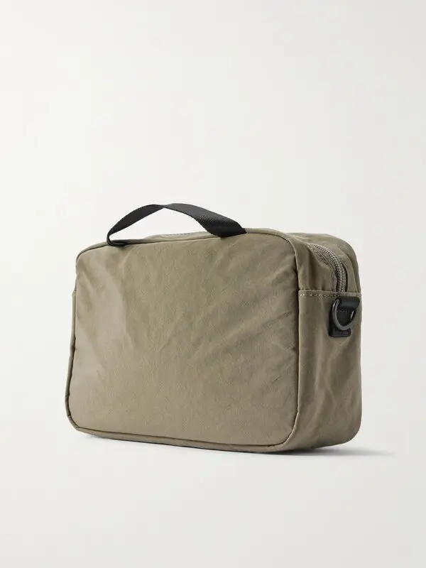 MASTER-PIECE CO Root S Leather-trimmed Nylon Messenger Bag
