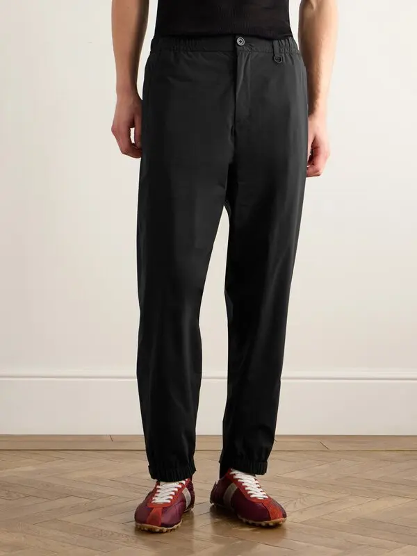 Herno Tapered Shell Trousers - Black