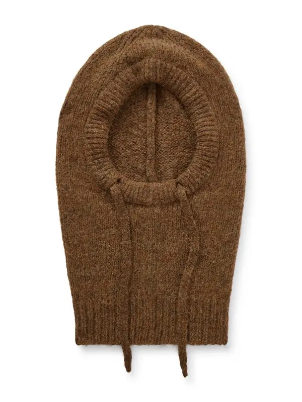 A KIND OF GUISE Altan Alpaca-blend Balaclava - Brown