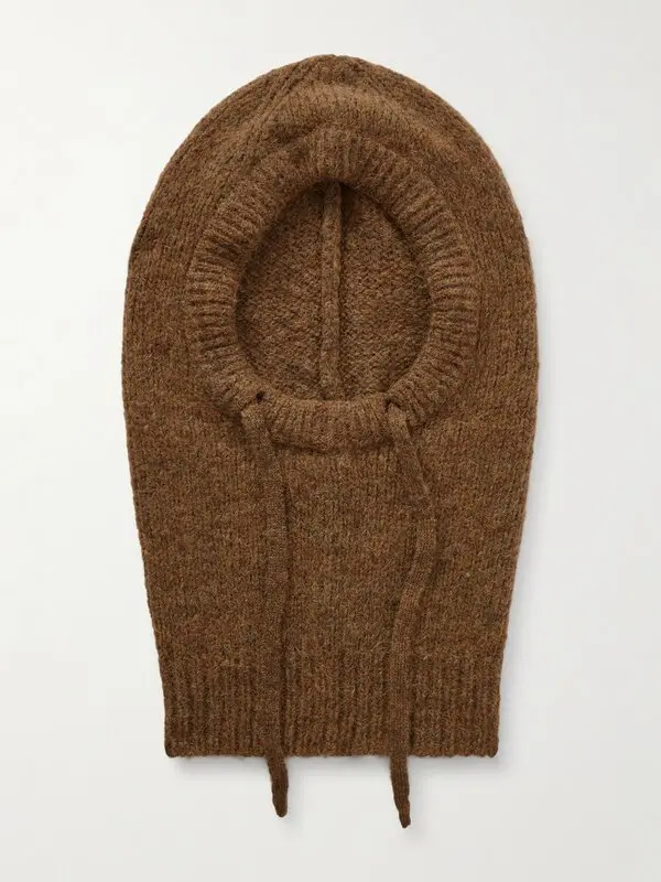 A KIND OF GUISE Altan Alpaca-blend Balaclava - Brown