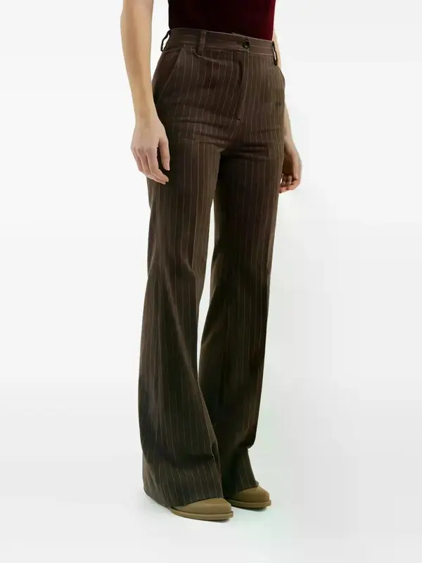 1989 STUDIO Pinstriped Flared Trousers
