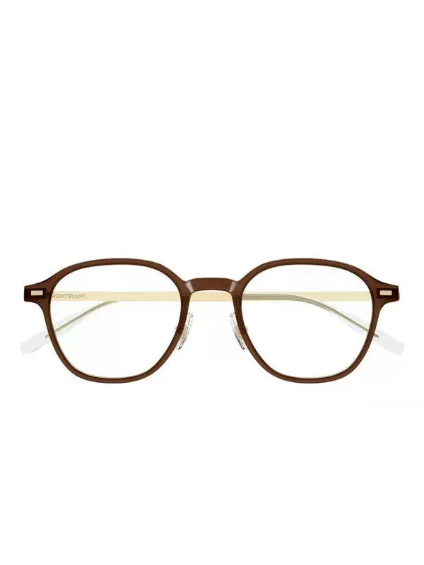 Montblanc Round Eyeglasses - Brown