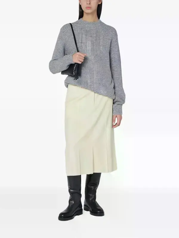 JIL SANDER Wool Midi Skirt