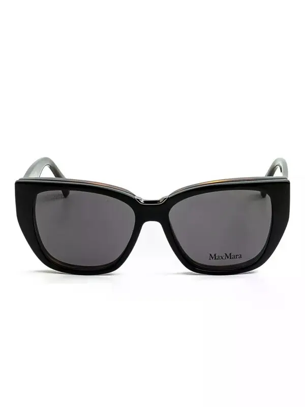 Max Mara Cat-eye Frame Tinted Sunglasses - Black