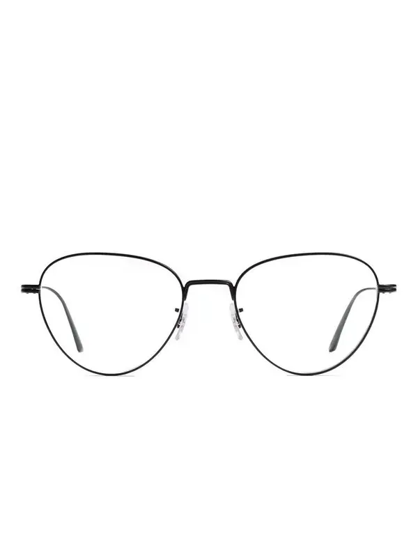 Khaite Oval-frame Eyeglasses - Black
