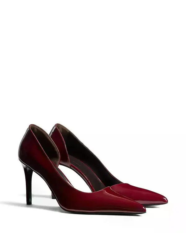 Khaite 85mm Jett D'orsay Heeled Pumps - Red