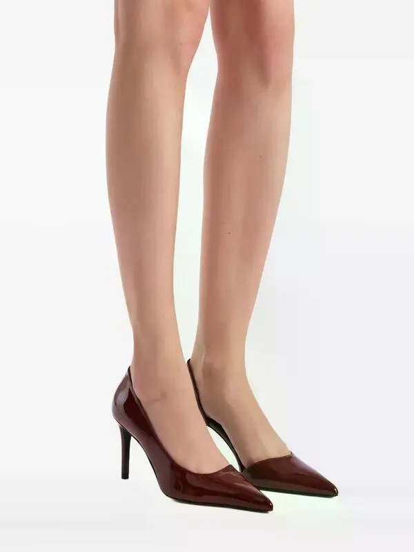 Khaite 85mm Jett D'orsay Heeled Pumps - Red