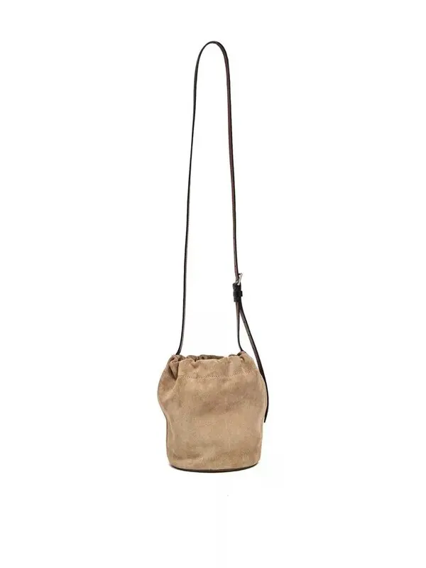 MAISON MARGIELA Drawstring-fastening Suede Bucket Bag